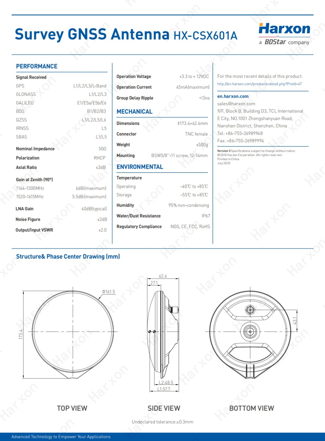HX-CSX601A - Guandalini Posicionamento